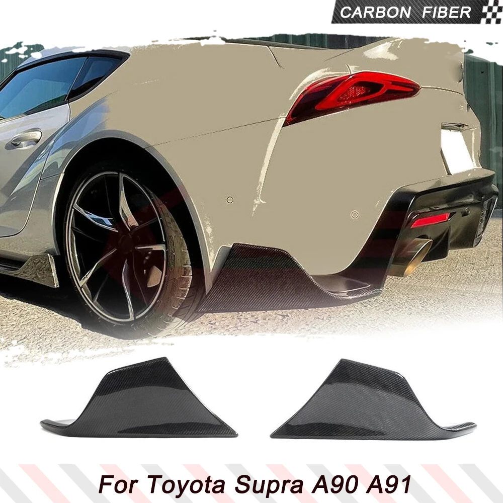 Carbon-Fiber-Car-Rear-Splitters-Bumper-For-Toyota-Supra-GR-A90-A91-MK5 ...