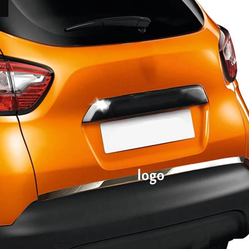 Stainless-Steel-Red-Blue-Matte-For-Renault-Captur-2015-2016-2017-back ...