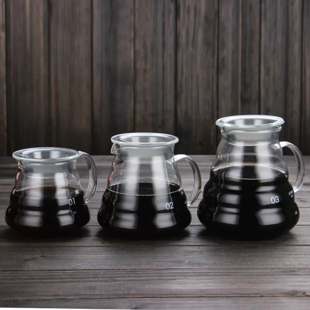 360ml-600ml-800ml-Coffee-Pot-Brew-Drip-Kettle-Clear-Glass-Brew-Carafe ...