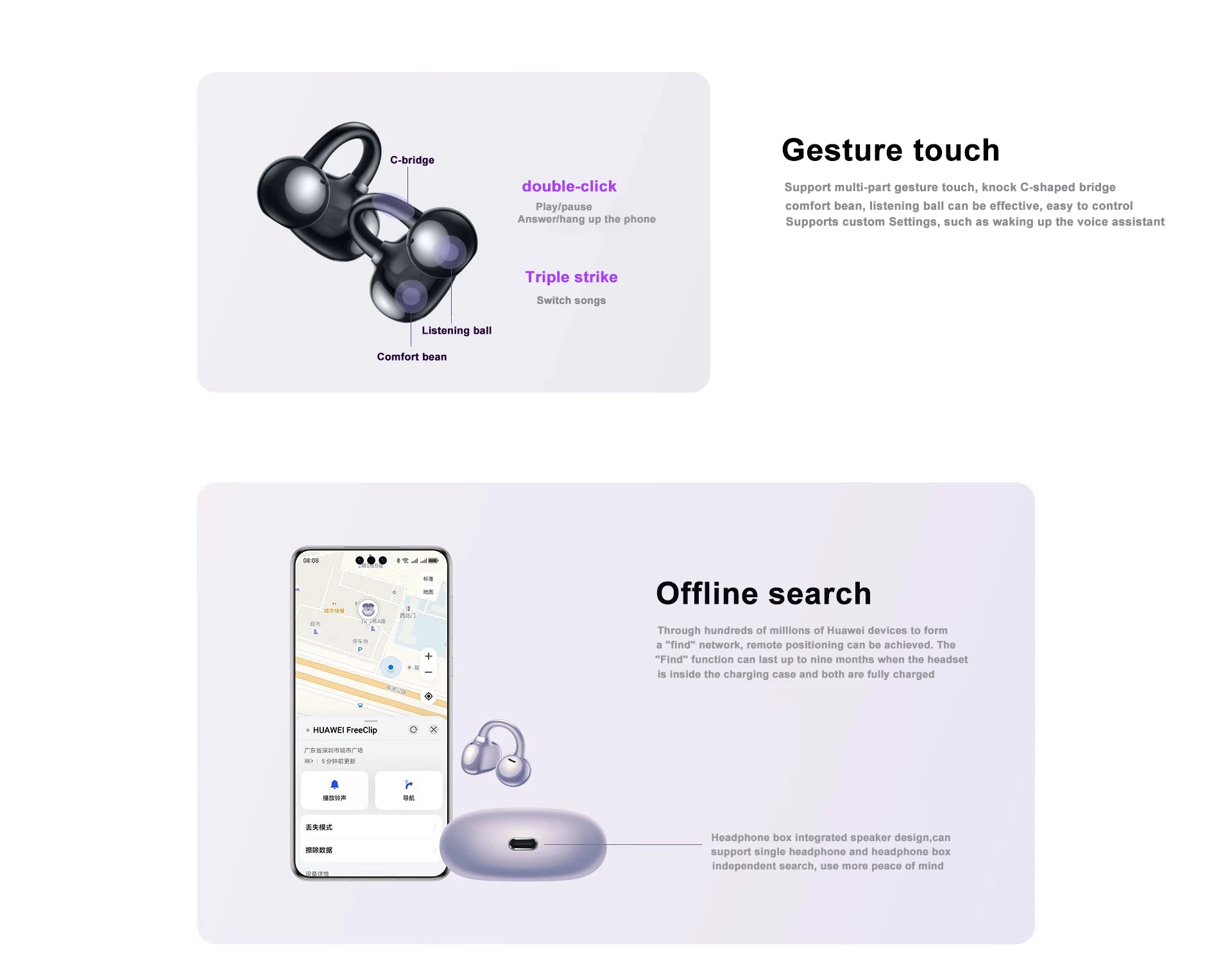 HUAWEI FREECLIP - Intelec | Tecnología y Fitness