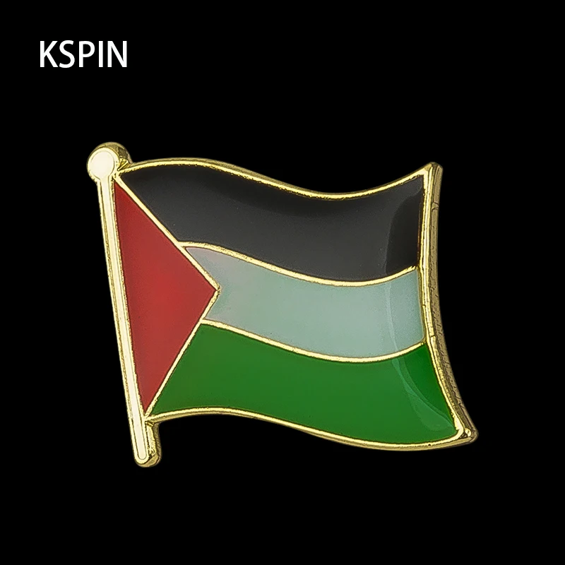Palestine Flag Badge Brooch Natinal Lapel Pins Flag Lapel Pins Country ...