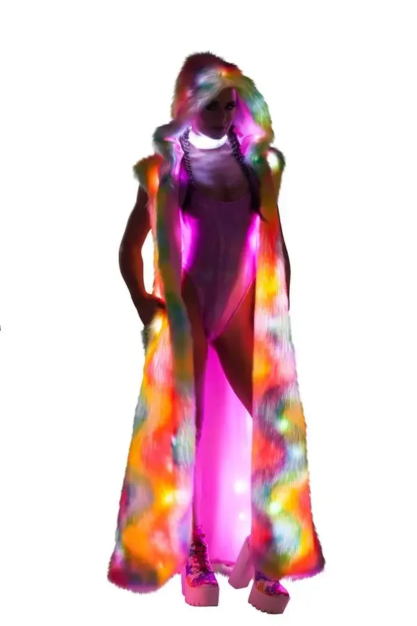 Ropa-de-baile-LED-Tron-para-mujer-disfraz-de-Halloween-traje-de-fiesta ...