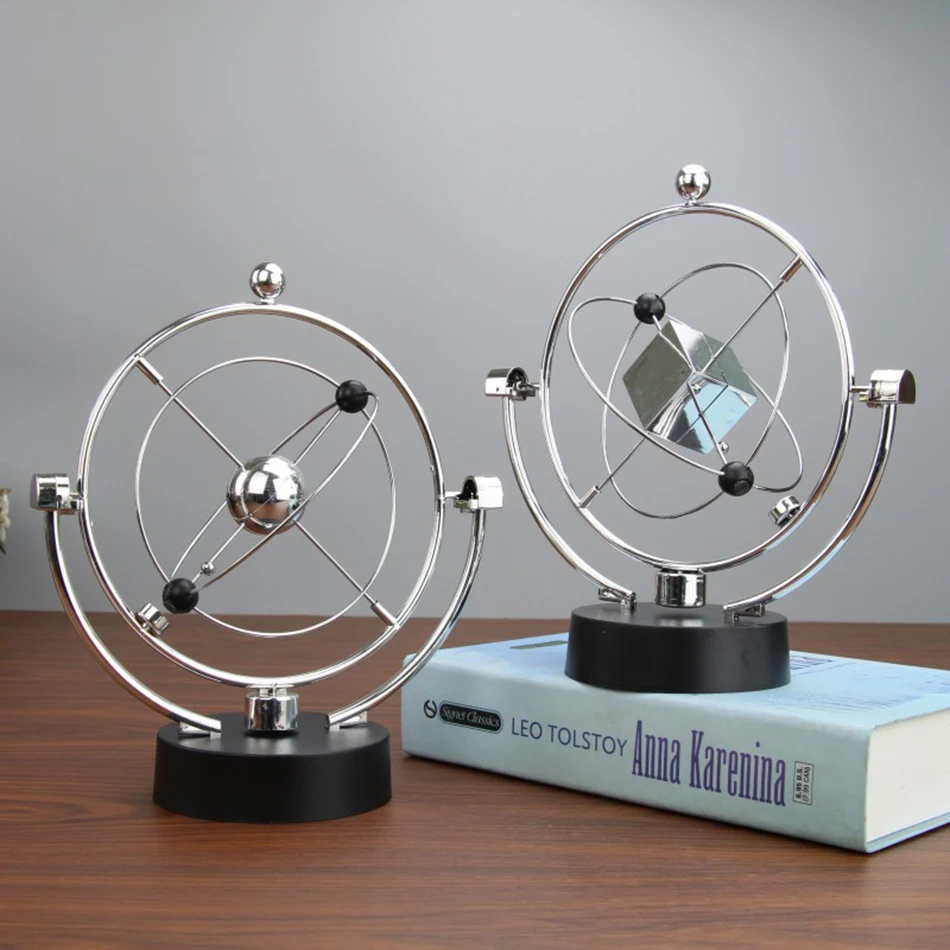 Rotation-Perpetual-Motion-Swing-Celestial-Globe-Newton-Pendulum-Model ...