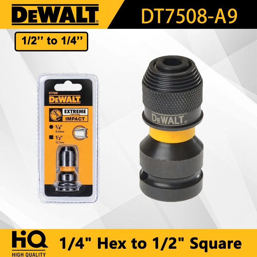 DEWALT-Impact-Wrench-Adapter-1-4-Hex-to-1-2-Square-Power-Tool ...