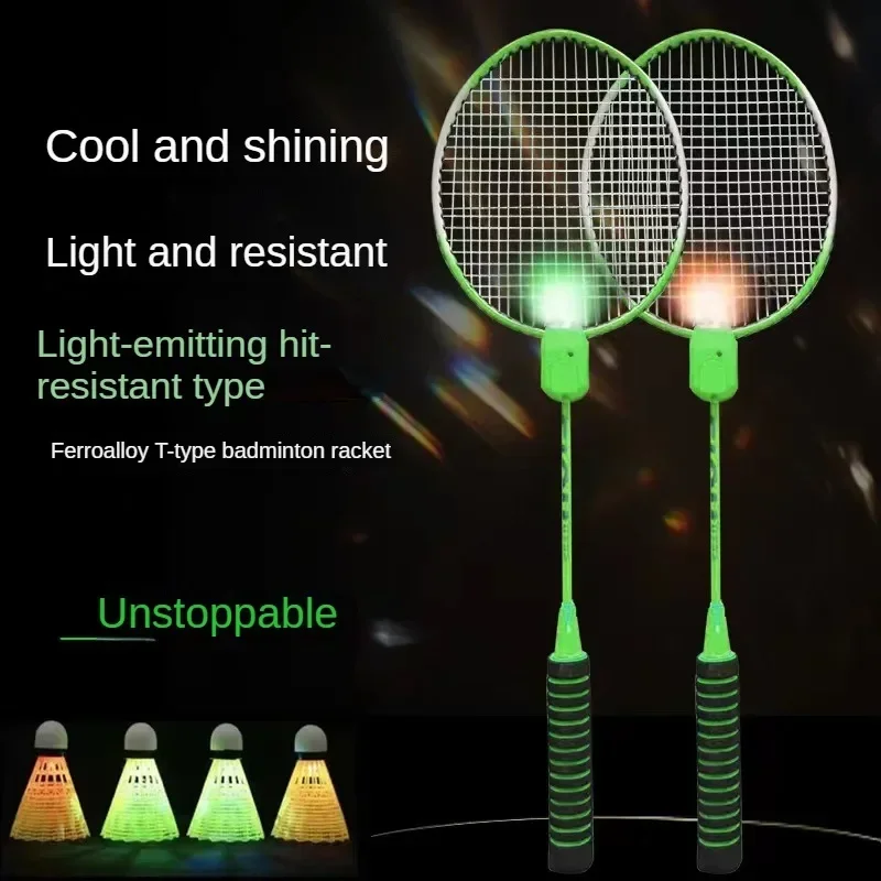 Luminous-Badminton-Racket-Ultra-Light-Entertainment-Parent-Child ...