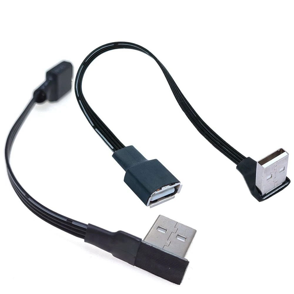 Ultra-thin-USB-extension-cable-elbow-90-degree-right-angle-soft ...