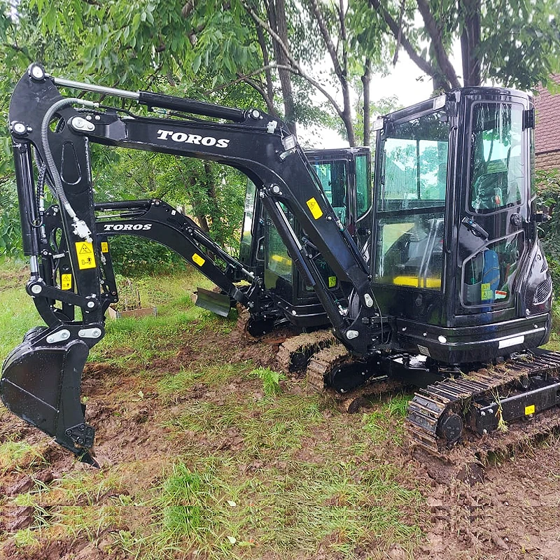 Neuer-3-Tonnen-hydraulischer-Raupen-bagger-Mini-bagger-Erd-bewegungs ...