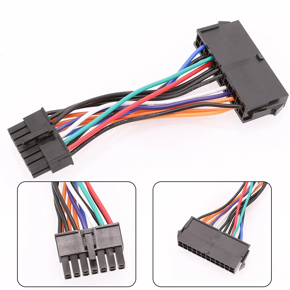 24 Pin To 14 Pin PSU Main Power Supply ATX Adapter Cable For Lenovo IBM ...
