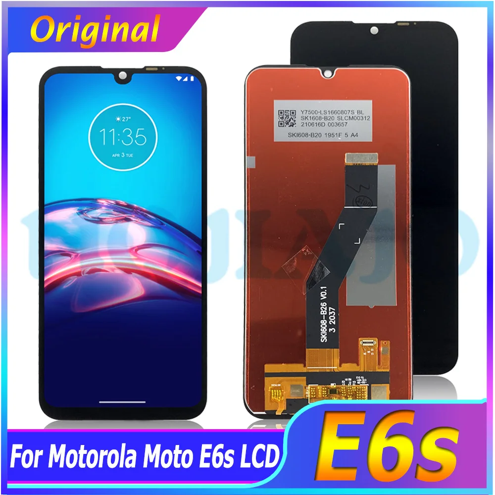 6.1"Original For motorola Moto E6s LCD Display With Touch Screen Glass ...