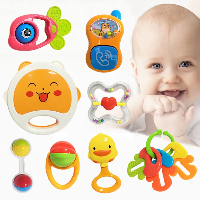 Baby-Rattles-Toys-0-12-Months-Newborn-Infant-Hand-Bell-Baby-Rattle ...