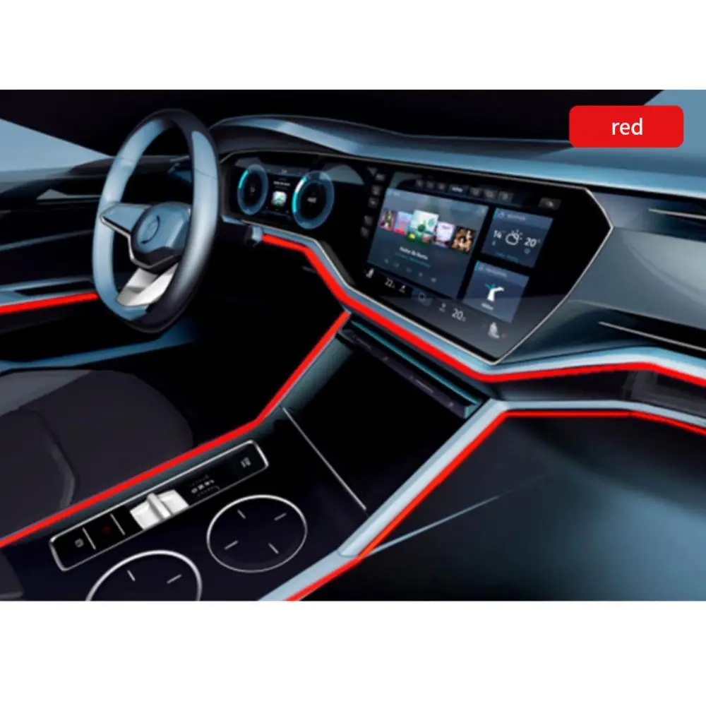 Light-Emitting-Line-Car-styling-Trim-Strip-Super-Flexible-12v-Car ...