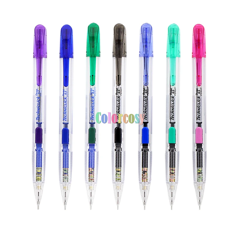 Japan-Pentel-Automatic-pencil-pd105t-side-press-0-5mm-0-7mm-movable ...