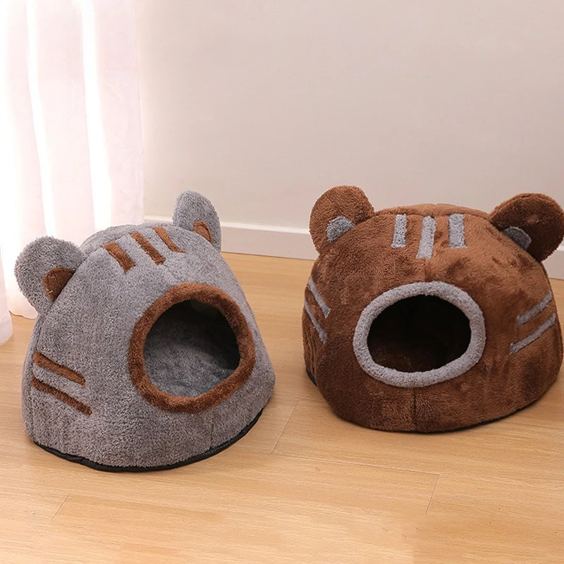 Soft-Cat-Bed-Deep-Sleep-House-Dog-Cat-Winter-House-Removable-Cushion ...