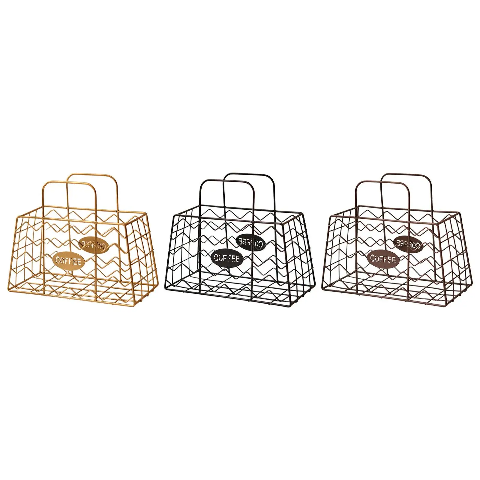 Coffee-Pod-Basket-Creamer-Holder-Iron-Modern-Coffee-Capsule-Storage ...