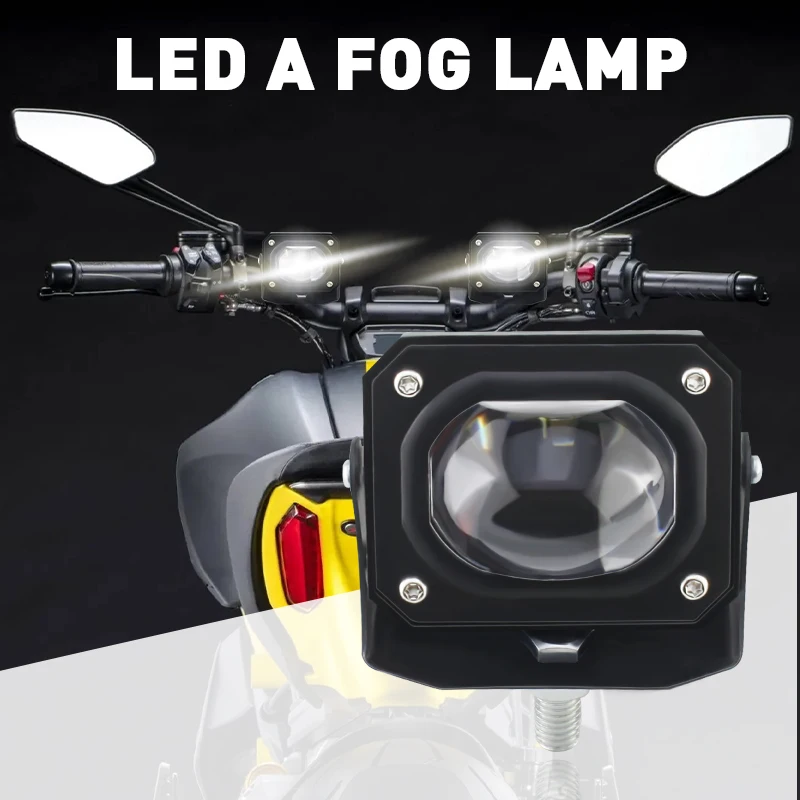 New-Angel-Eye-12V-24V-Car-LED-Work-Headlight-Super-Bright-Spotlight-19W ...