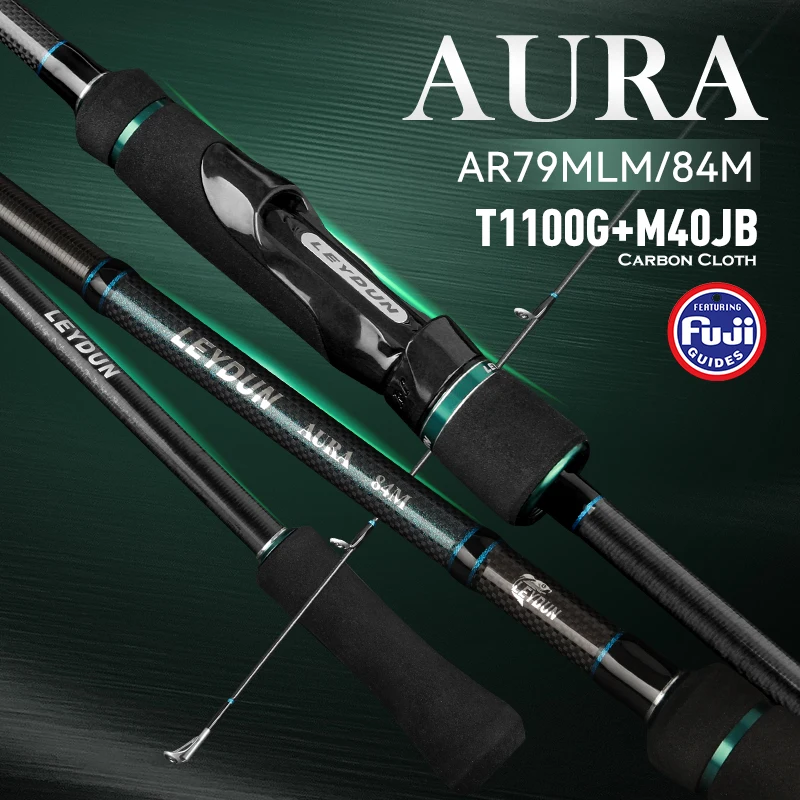 Leydun 2026 AURA T1100 Spinning Fishing Rod FUJI Guide Ring 87.5g ...
