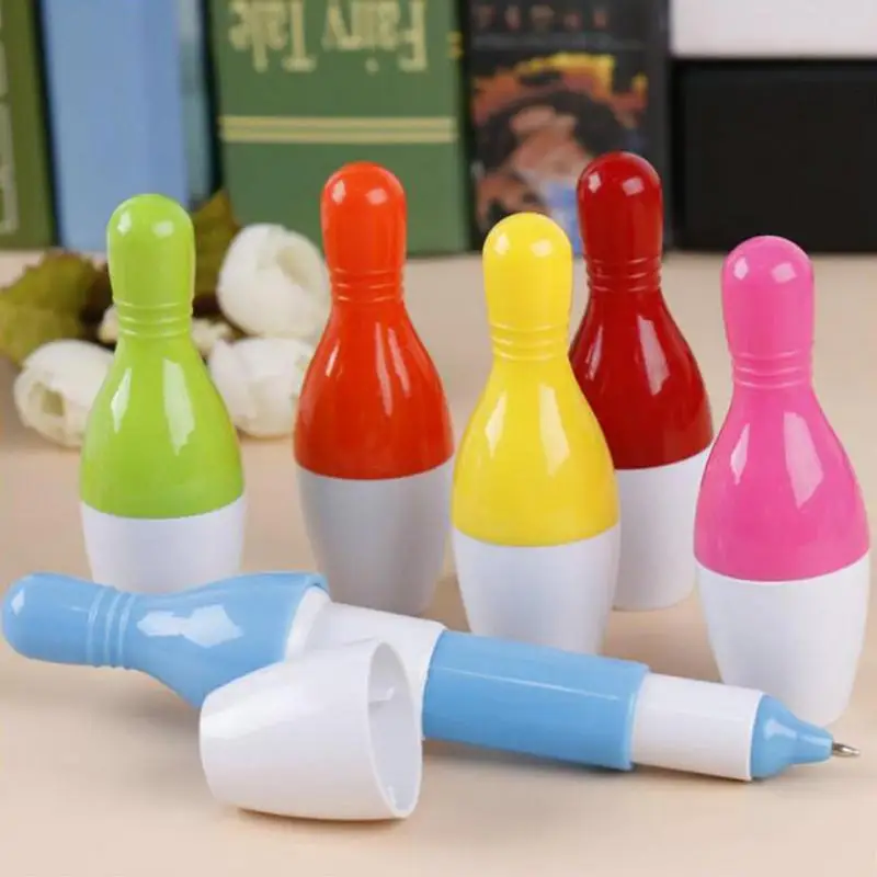 Cute-Retractable-Pens-Creative-Cartoon-Retractable-Bowling-Pen-Cute ...