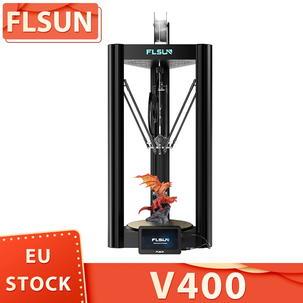 FLSUN V400 FDM 3D Printer, 600mm/s Fast Printing, Auto Leveling, Dual ...