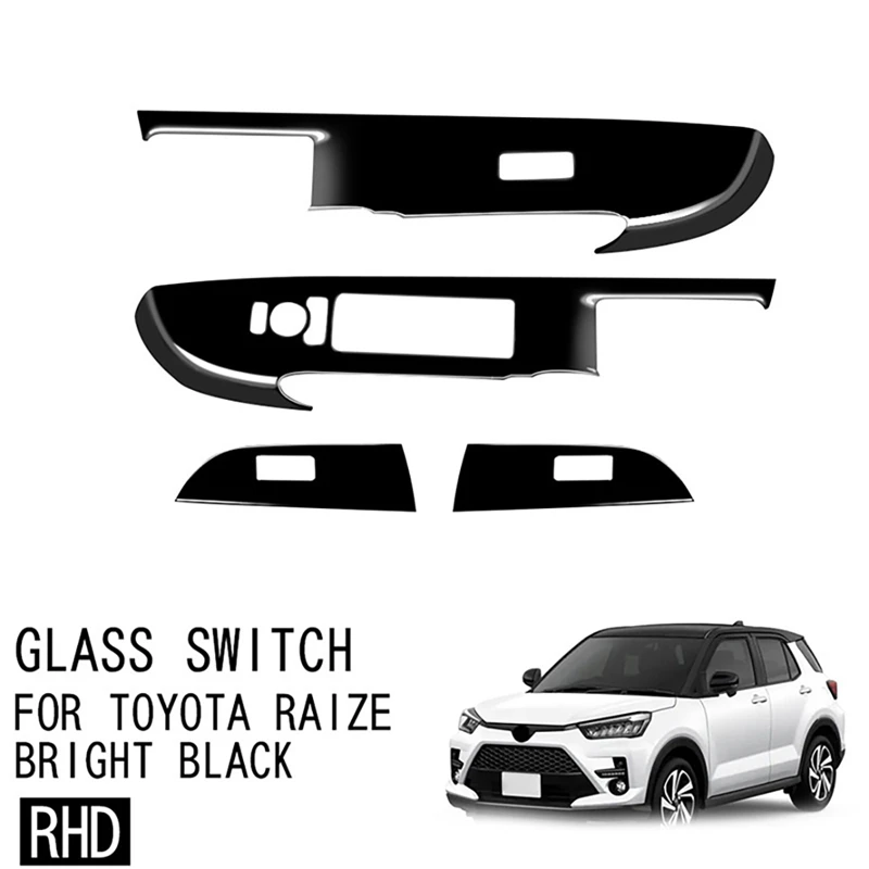 For-Toyota-Raize-200-Series-Car-Window-Lift-Switch-Panel-Frame-Trim ...