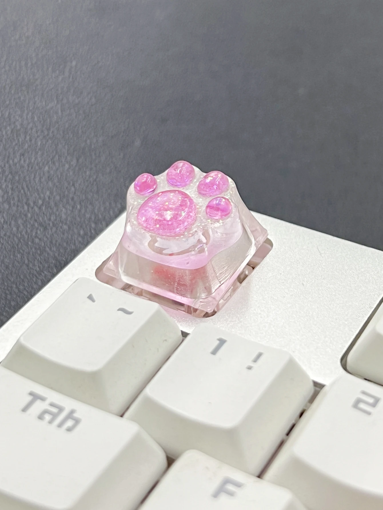 1Pcs-New-Hot-Sale-Translucent-Cute-Cat-Claw-Keycap-Cross-Axis ...