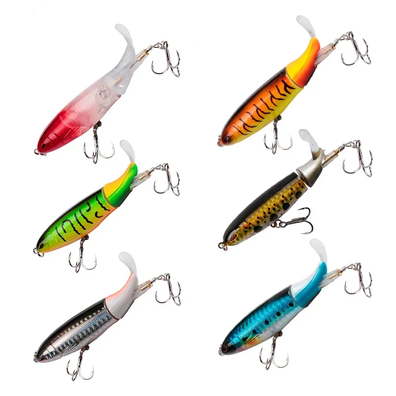 Whopper Plopper Popper Propeller Topwater Fishing Lures 13g Artificial ...