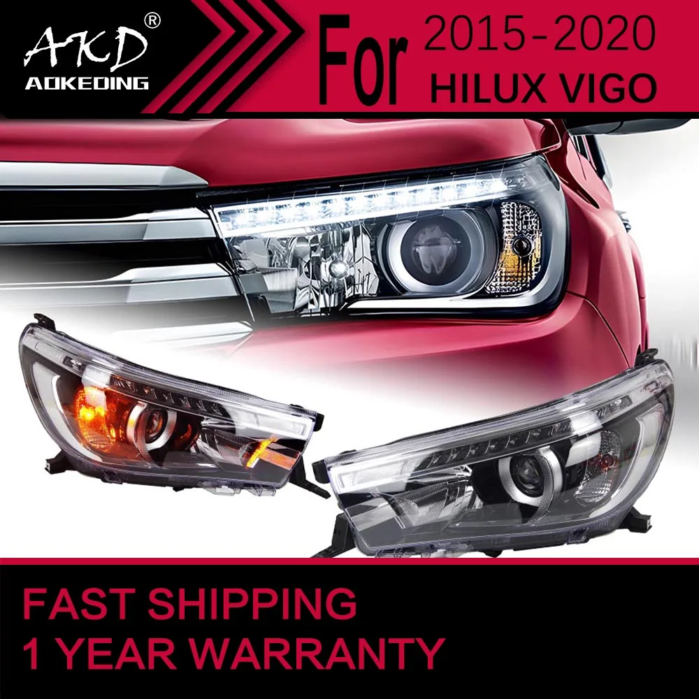Car-Lights-for-Toyota-HILUX-LED-Headlight-2015-2020-HILUX-Lamp-Drl ...