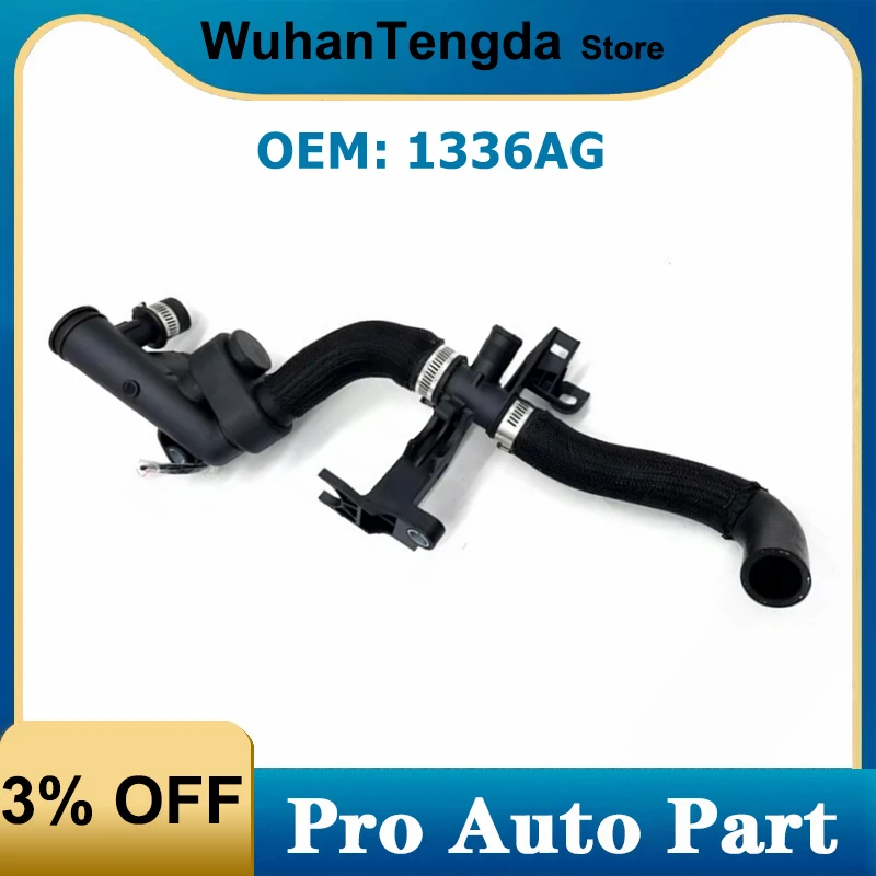 1336AG-Engine-Water-Tank-Radiator-Coolant-Hose-Pipe-for-Peugeot-207-307 ...