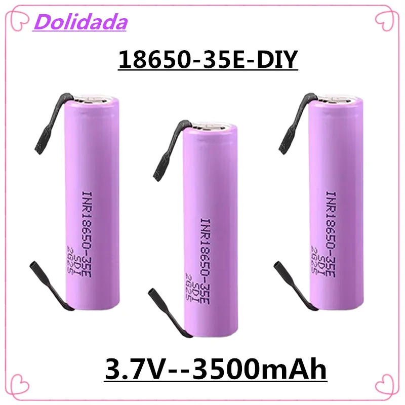 18650-35E-Rechargeable-Battery-3500mah-3-7V-Lithium-Battery-with ...