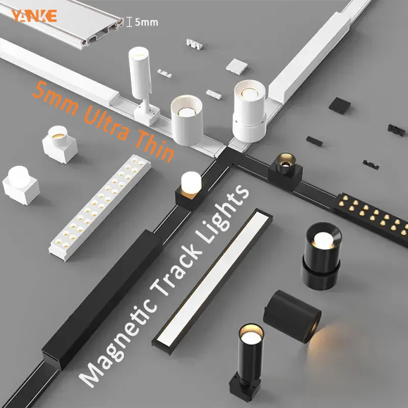 Rail-magn-tique-LED-mince-pour-syst-me-de-plafond-rail-magn-tique-lin ...