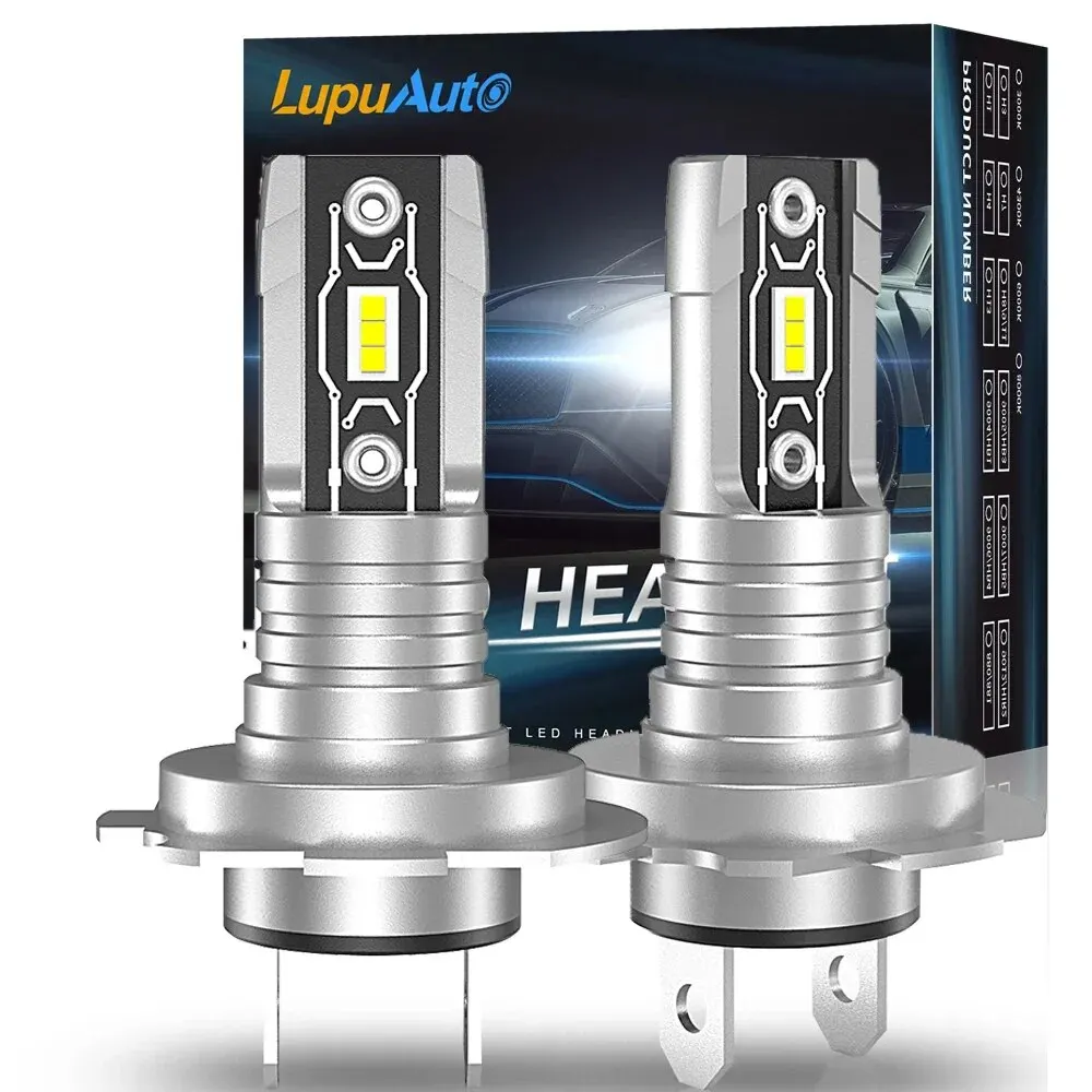 12V-H7-Led-Bulb-1-1-Mini-Size-Xenon-White-Headlight-Bulb-16000Lm-6000K ...