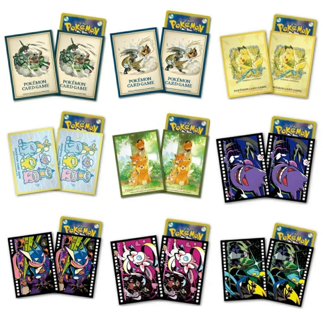 PTCG-Pokemon-Playing-Card-Game-DIY-Card-Sleeve-Rayquaza-VS-Pikachu ...