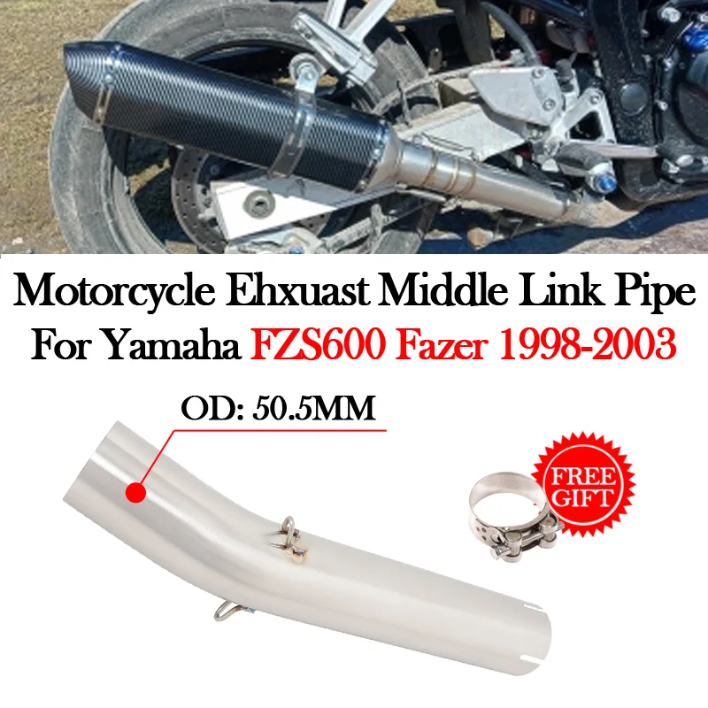 Slip On For Yamaha FZS600 FZS 600 Fazer 1998 2003 Motorcycle Exhaust