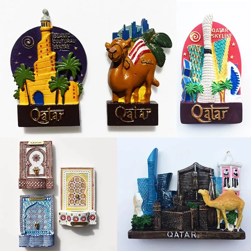 Islamic-Center-of-Arab-States-Qatar-Fridge-Magnets-Camel-Tourism ...