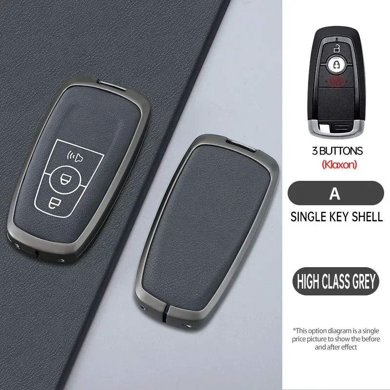 Zinc-Alloy-Car-Remote-Key-Case-For-Ford-Ranger-Wildtrak-Remote-Control ...
