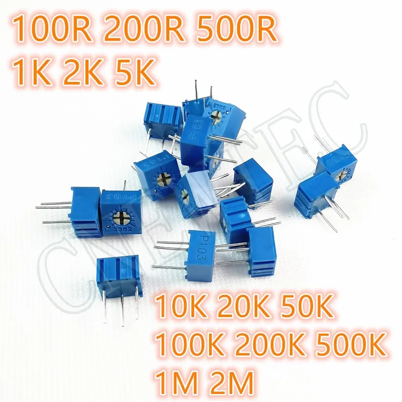 3362P Series Resistance 101 201 501 102 202 502 103 Trimpo Trimmer ...