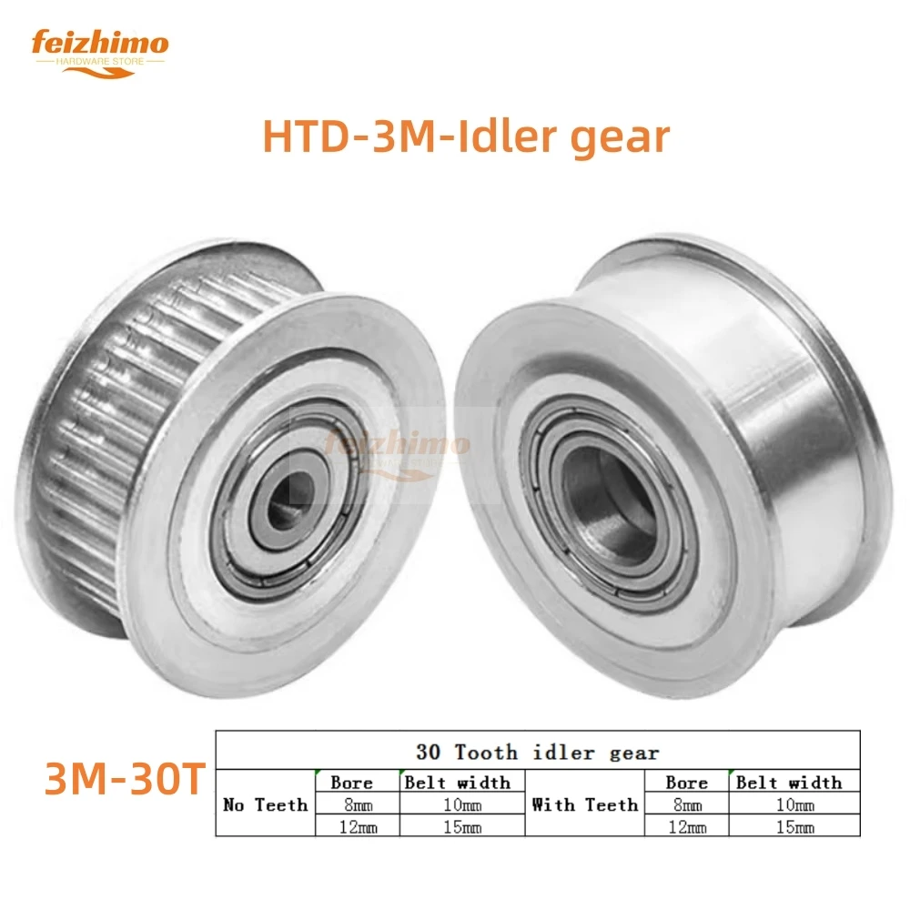 Rueda-s-ncrona-HTD3M-de-30-dientes-polea-tensora-de-sincronizaci-n ...