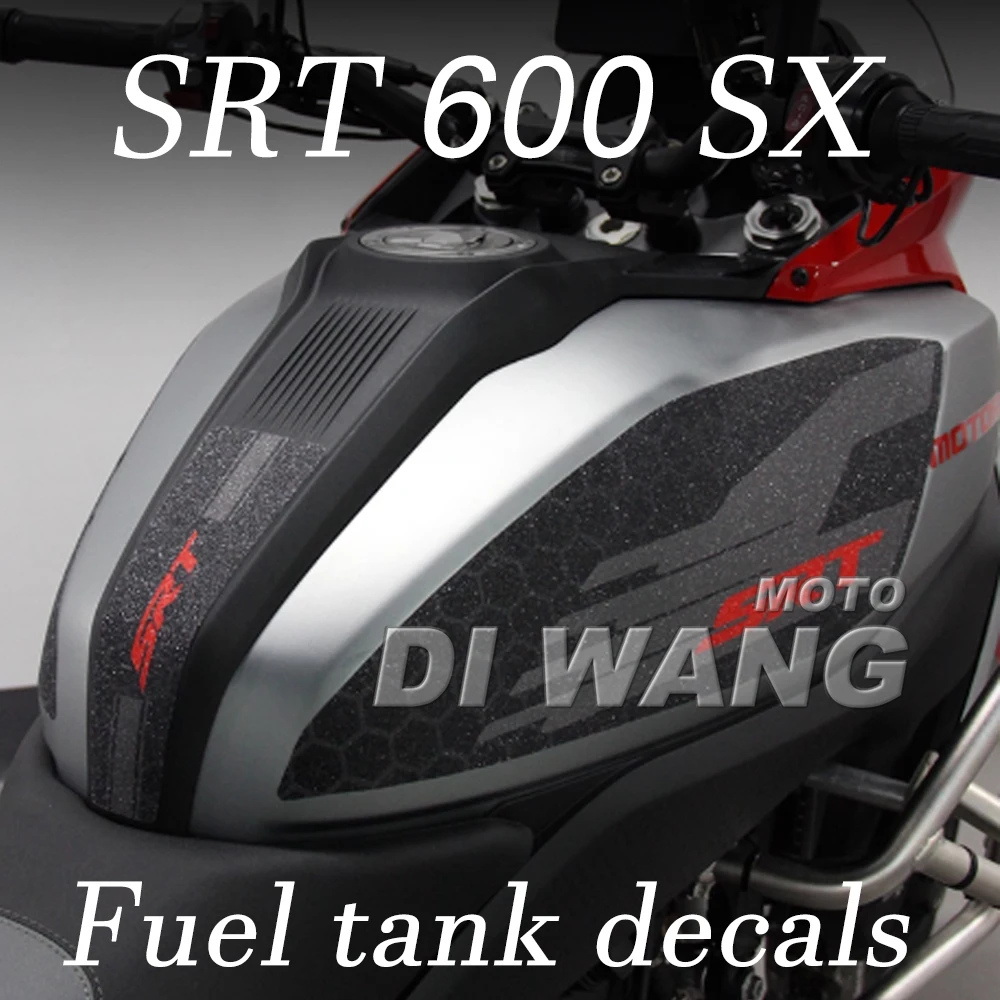 For QJMOTOR QJ SRT600 SX Srt 600 Motorcycle Fuel Tank Sticker Anti-slip ...