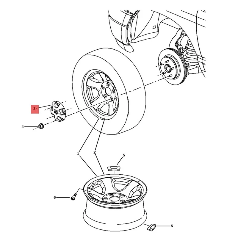 Chrome-Front-Wheel-Center-Cover-Clip-Hub-Cap-52106876AA-For-Dodge-Ram ...