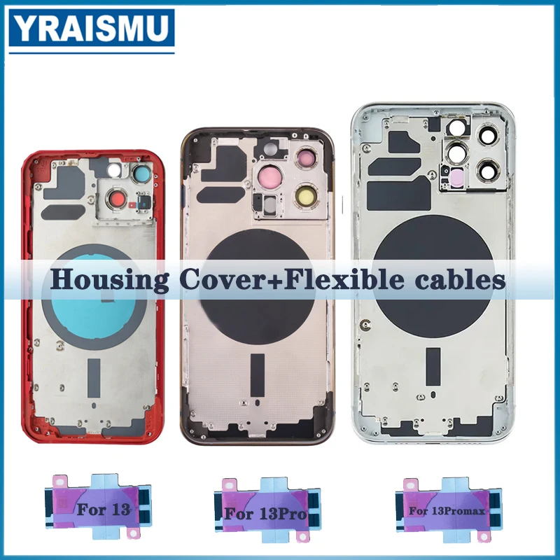 1pcs Rear Housing Assembly For iPhone 13 13Pro 13Promax With Battery ...