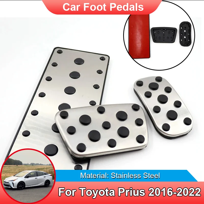 AT-Car-Foot-Pedals-Stainless-Steel-Gas-Brake-Restfoot-Pedal-Pads ...