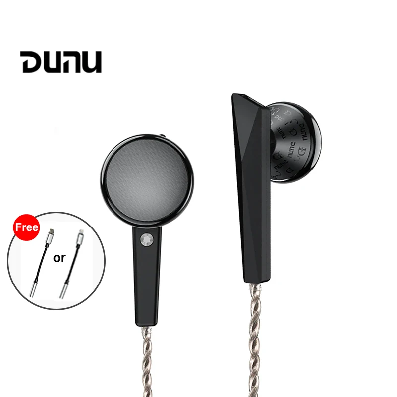 DUNU ALPHA 3 Hi-Res HIFI Flat Earphone 3.5mm 4.4mm Balanced 14.2mm ...