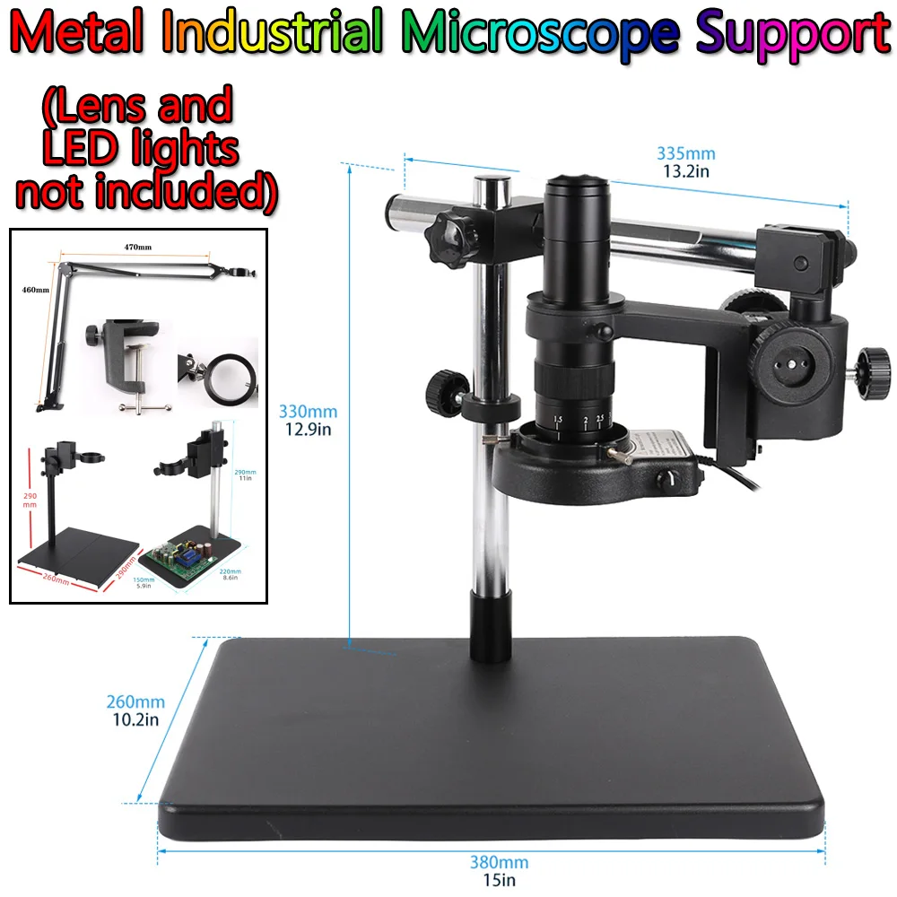 Aluminum-Alloy-Adjustable-Focusing-Bracket-Focusing-Holder-Table-Stand ...
