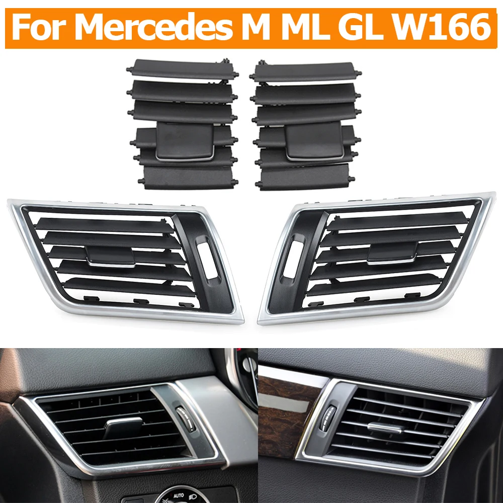 Front-Air-Conditioning-AC-Vent-Grille-Outlet-Blades-Repair-Kit-For ...