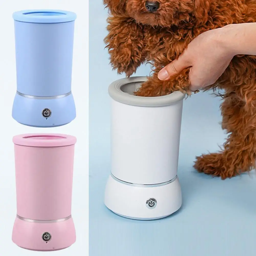 Fully-Automatic-Smart-Pet-Foot-Washing-Cup-Low-Noise-Paw-USB-Foot-Pet ...