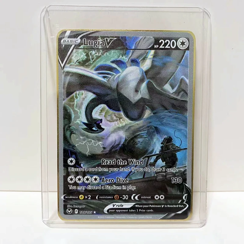 DIY Hot Sale Cards Mewtwo Vstar Groudon Kyogre Arceus Charizard Lugia ...