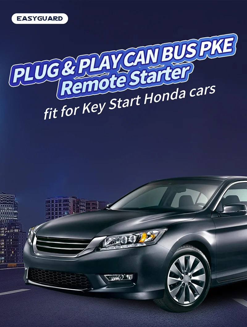 Easyguard Canbus Plug And Play Pke Kit For Honda Accord, Crv, Civic ...