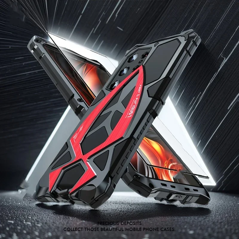 Metal-Shock-Absorbing-Armor-Phone-Case-For-Samsung-Galaxy-S24Ultra ...