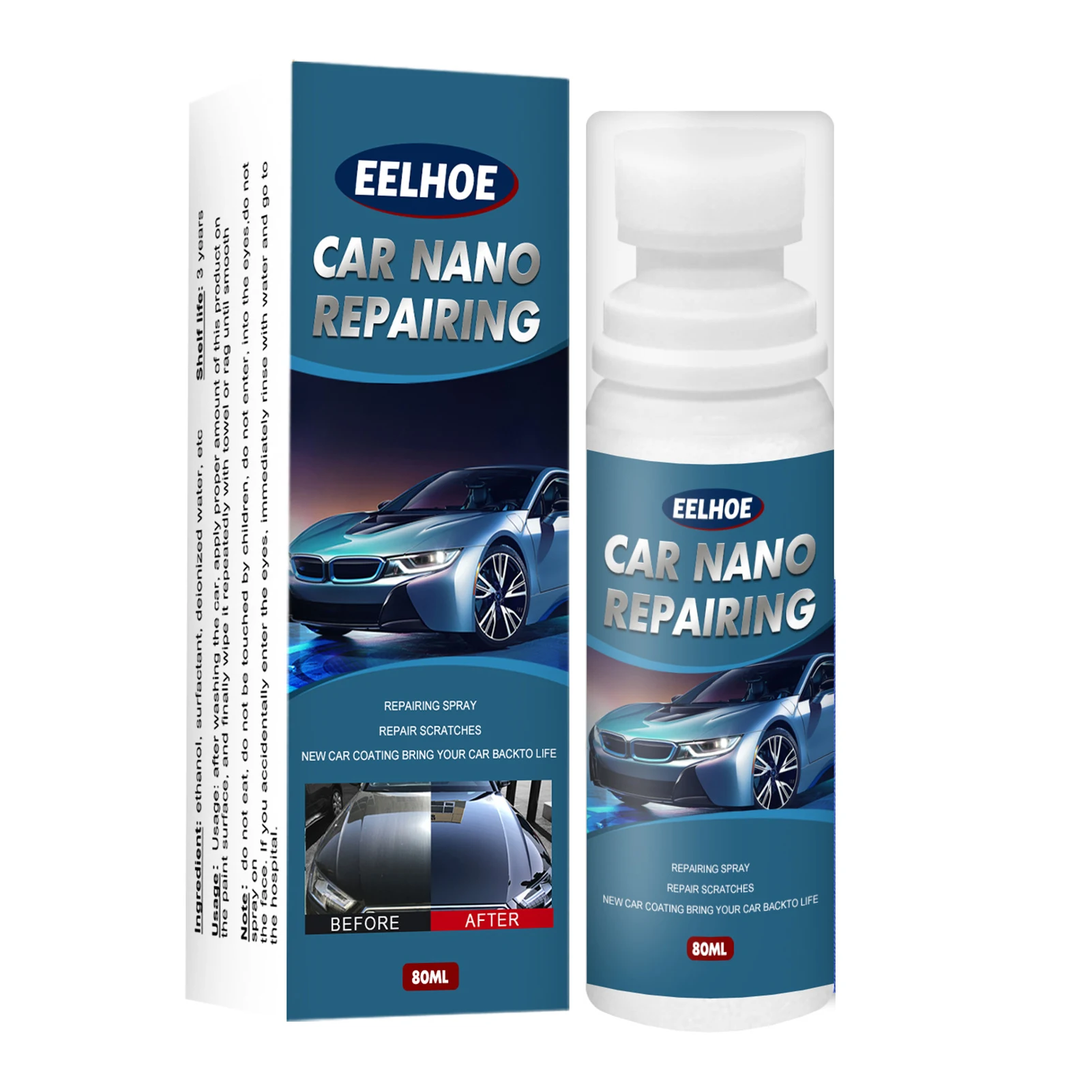 80ml Car Plating Refurbishing Agent Quick Nano Ceramic Crystal Coating ...