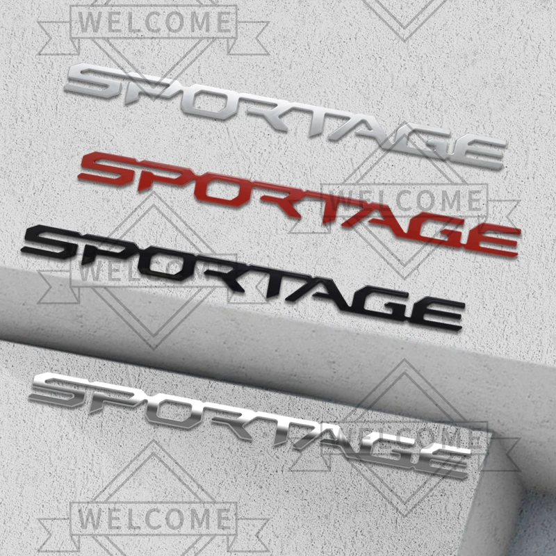 3D Car Stickers For KIA Sportage Hybrid HEV GT Line LX EX SX Emblem ...
