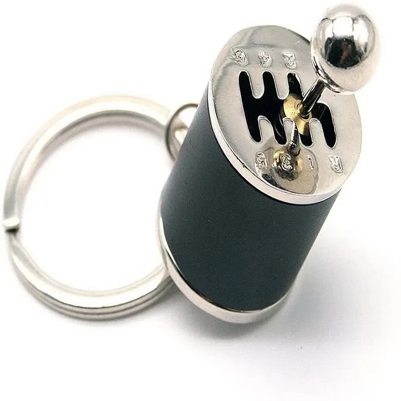 Metal-Keyring-Creative-Car-Shifter-Keychain-Six-Speed-Gear-Stick-Knob ...